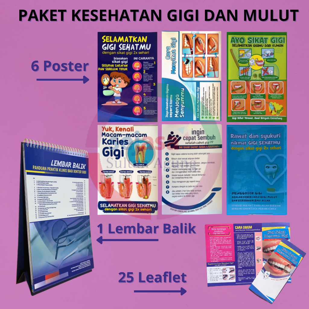 Jual Paket Lembar Balik + Leaflet + Poster | Media Promkes Tema ...
