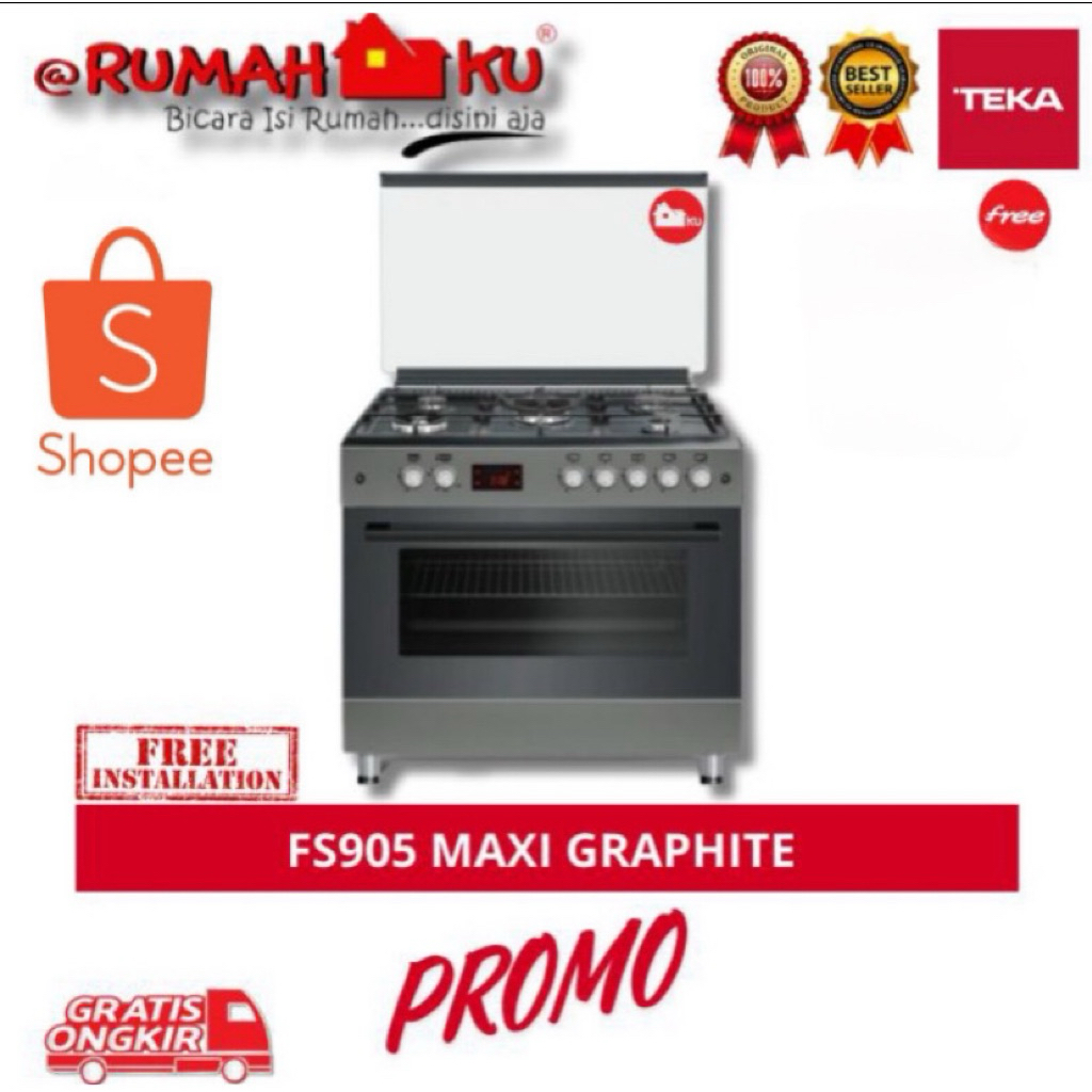 Jual Freestanding Cooker TEKA FS 905 MAXI GRAPHITE /FS905 MAXI GRAPHITE ...