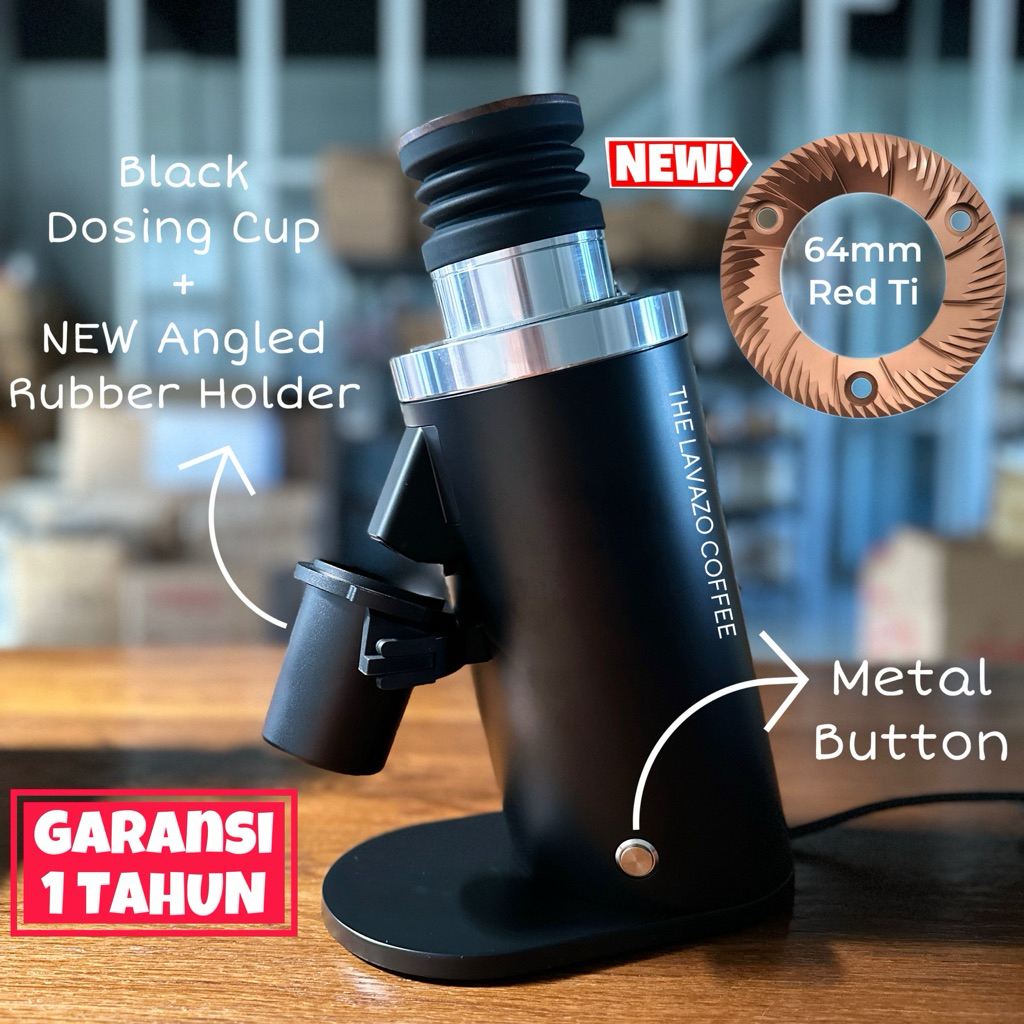 Jual Electric Espresso Coffee Grinder DF64 Gen II Red Ti Burr | Grinder ...