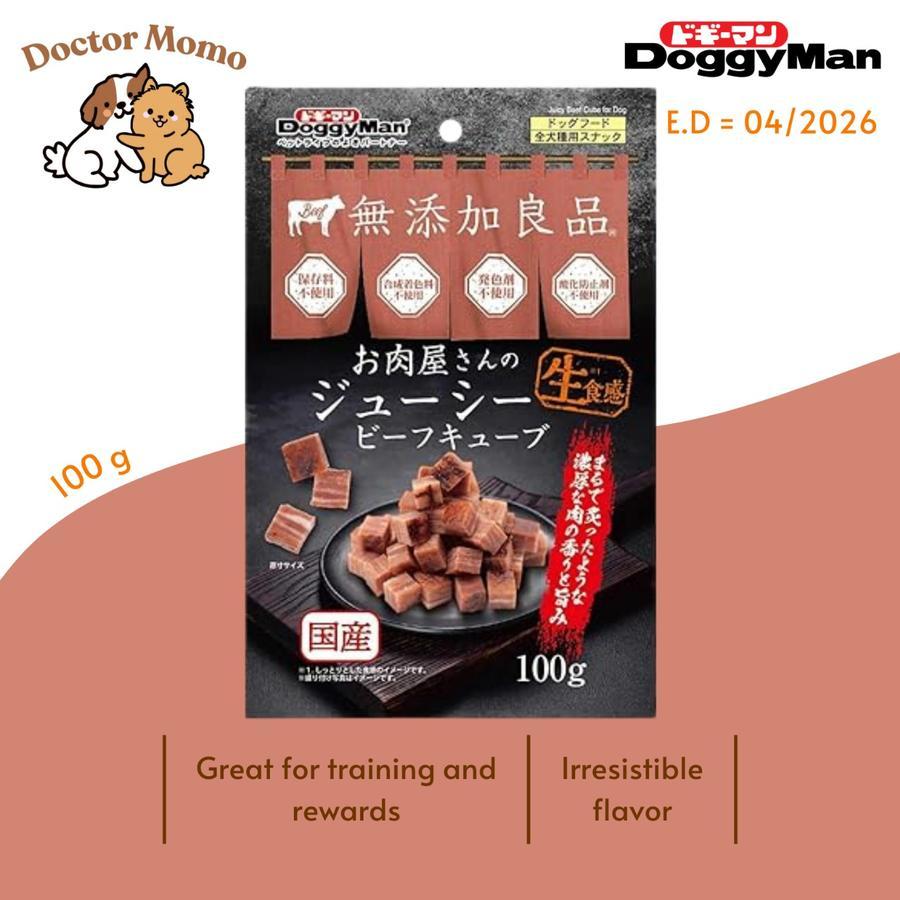 Jual DoggyMan Juicy Beef Cube Snack Dog Treat Dogs Makanan Ringan ...