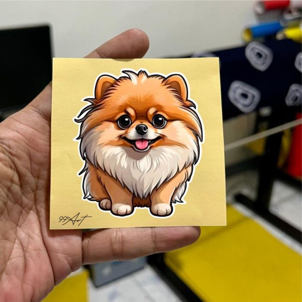 Jual stiker dog lucu, stiker anjing hologram dan stiker reflektive ...