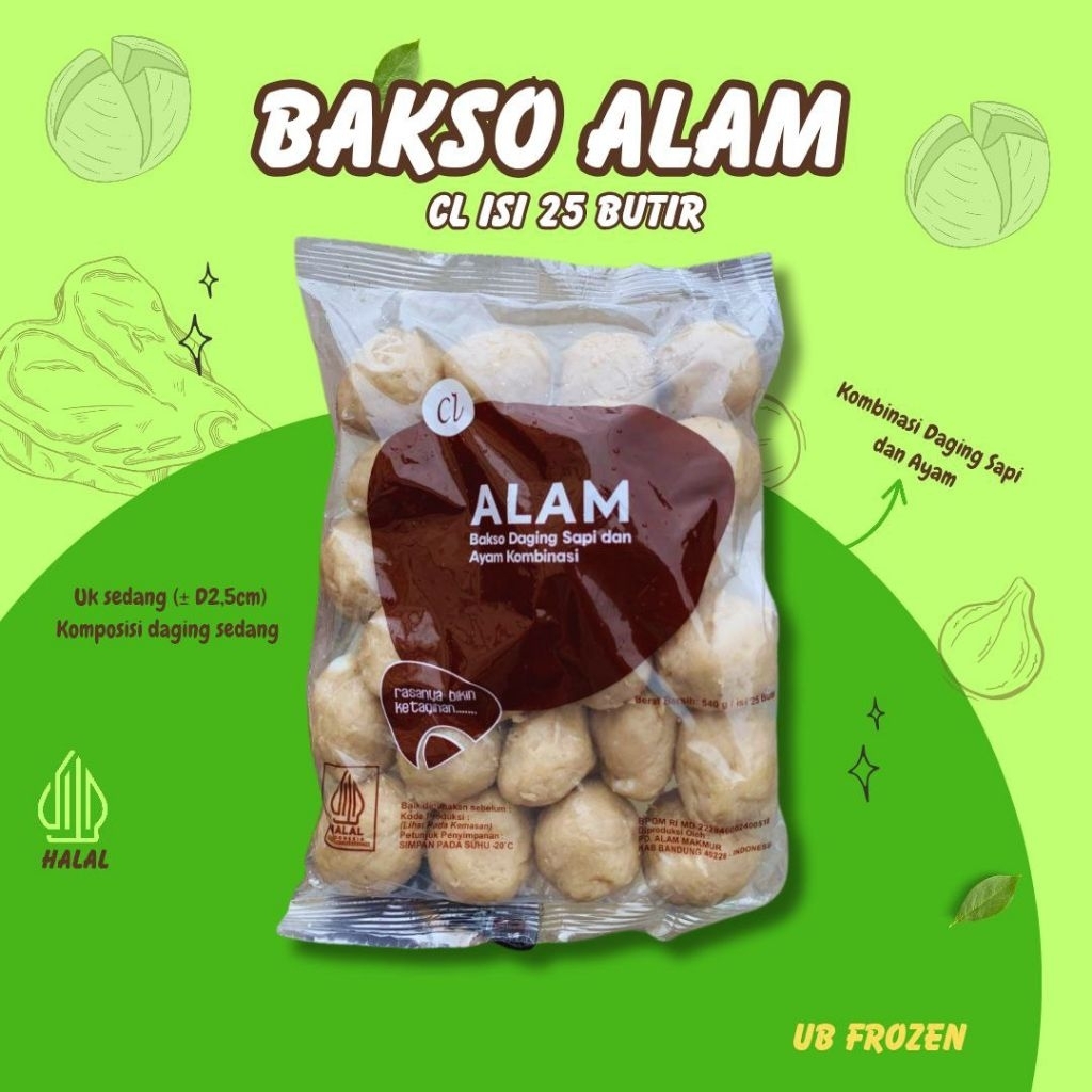 Jual Baso Alam Super CL isi 25 (kemasan Coklat) | Shopee Indonesia