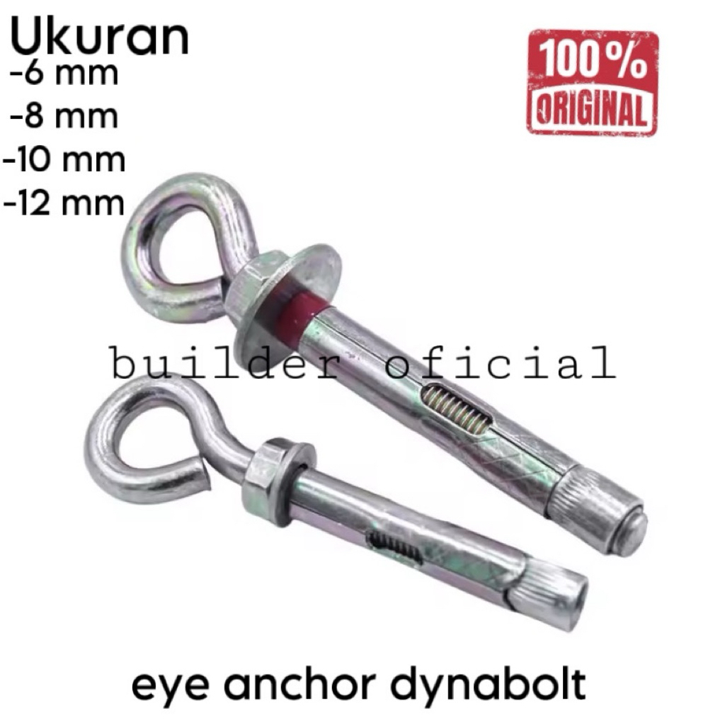 Jual Eye anchor dynabolt 6mm 8mm 10mm 12mm Lubang Anchor Dynabolt ...