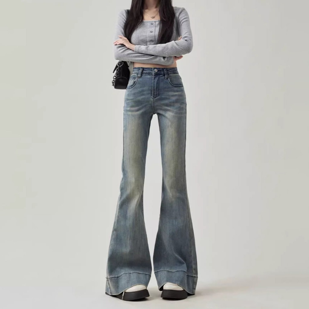 Jual Alice Jeans-Celana Cutbray Jeans Wanita Stretch Highwaist Biru ...