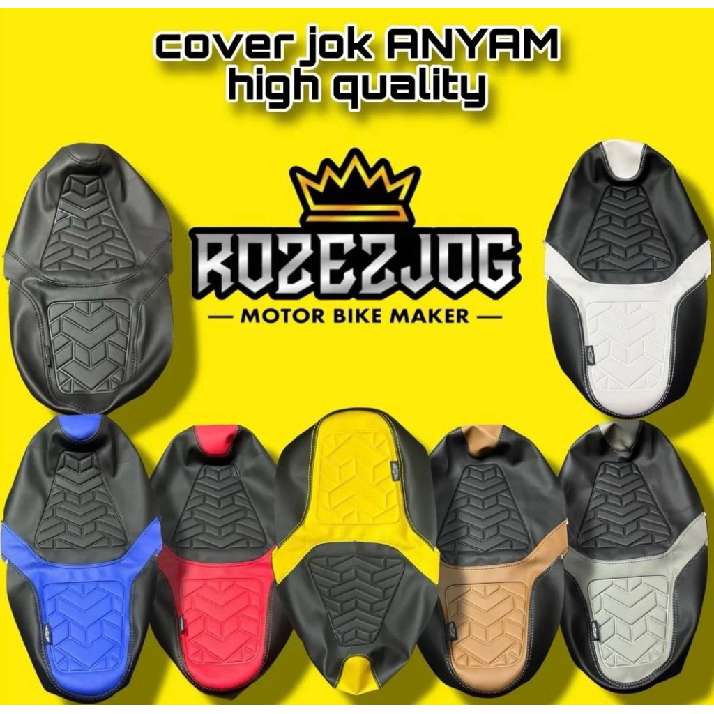 Jual ( STAPLES ) Cover Jok Motor Anyaman Premium Anti Slip | Sarung Jok ...