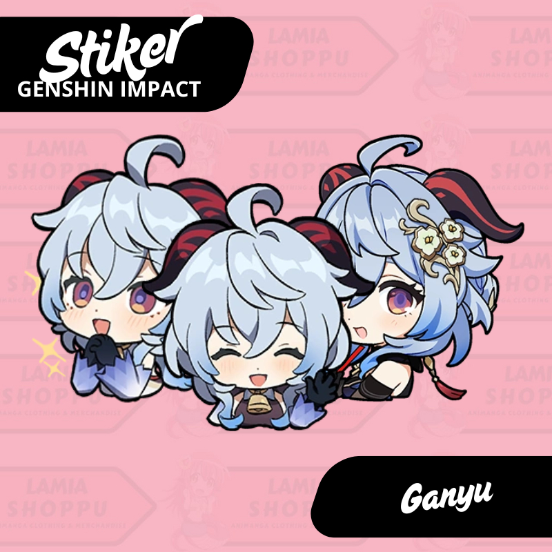 Jual Sticker Genshin Impact Ganyu | Stiker Ganyu Genshin | Sticker ...