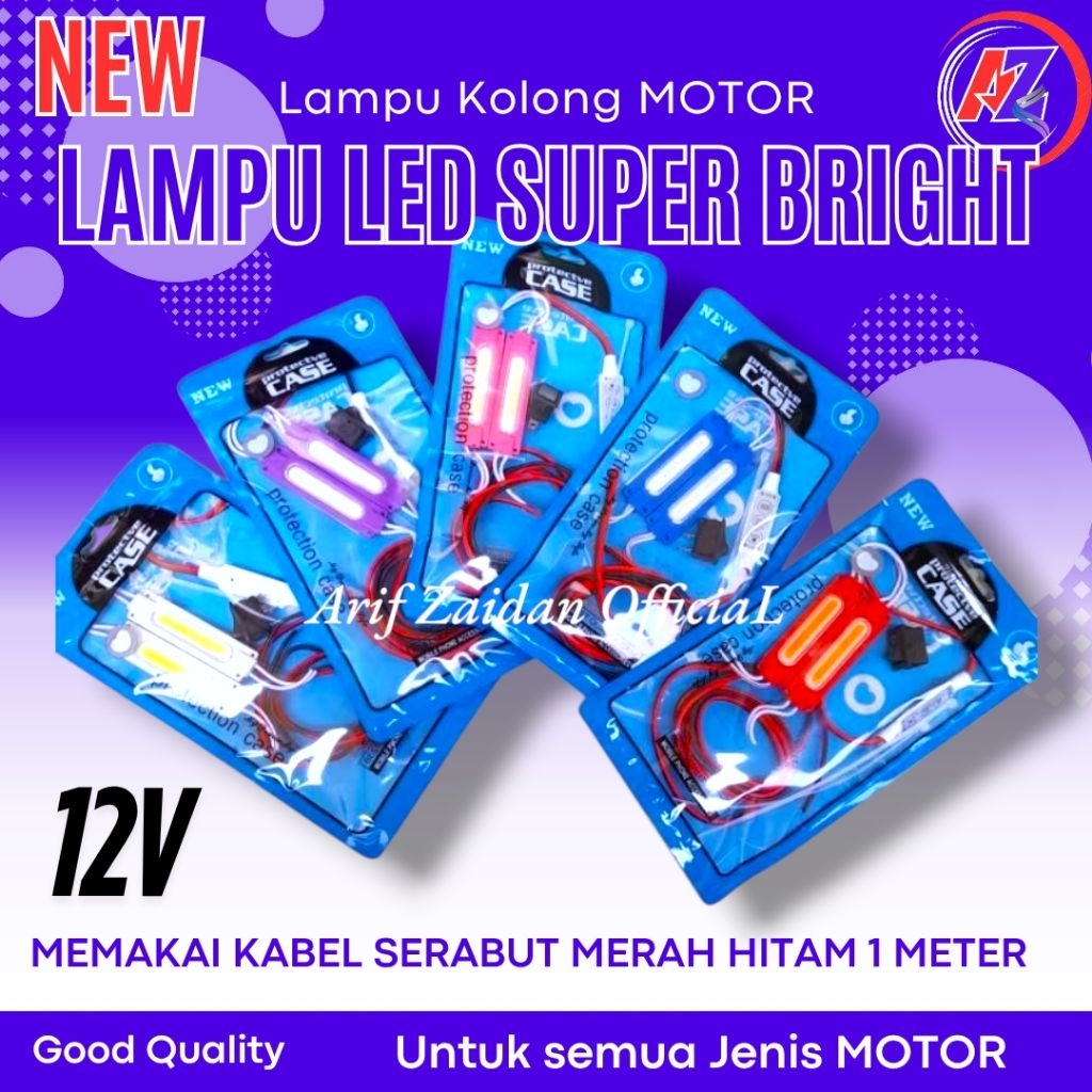 Jual Paket Lampu Kolong Motor Super Terang + Modul Relay+Kabel Merah ...
