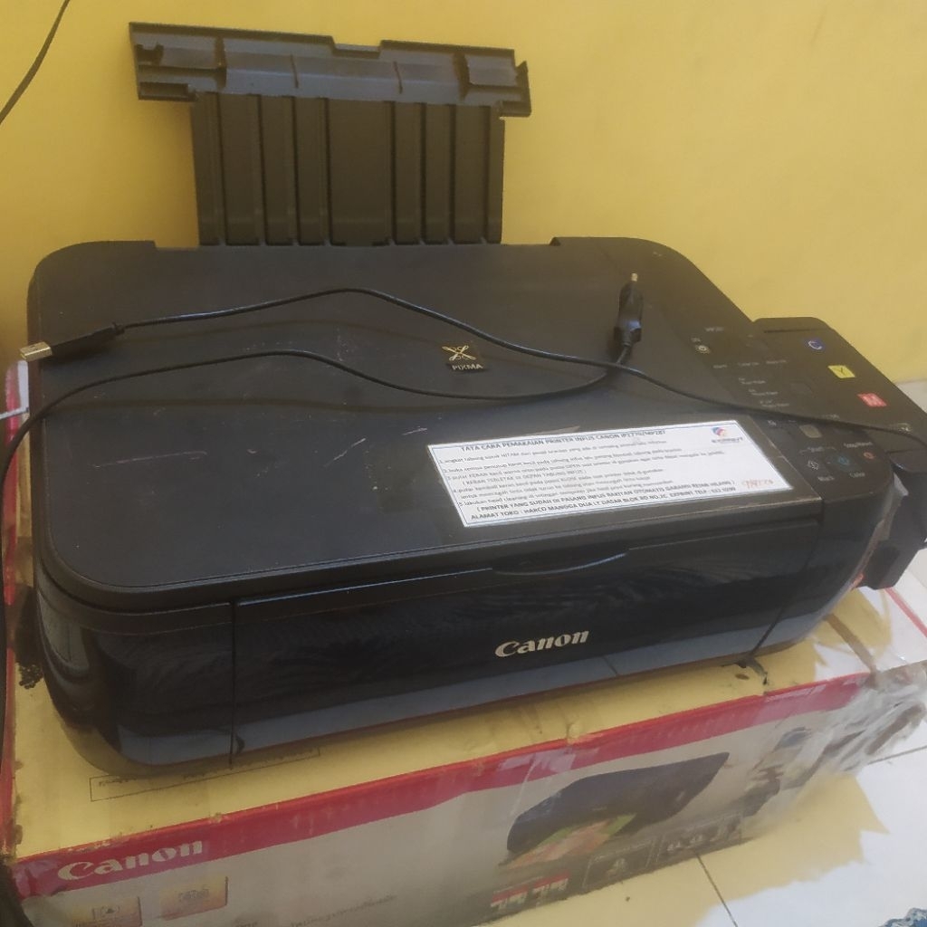 Jual PRINTER BEKAS SECOND CANON PIXMA MP287 SUDAH MODIF INFUS BISA ...