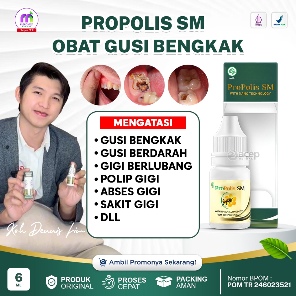 Jual Obat Gusi Bengkak Radang Gusi Perikoronitis Gusi Berdarah Infeksi ...