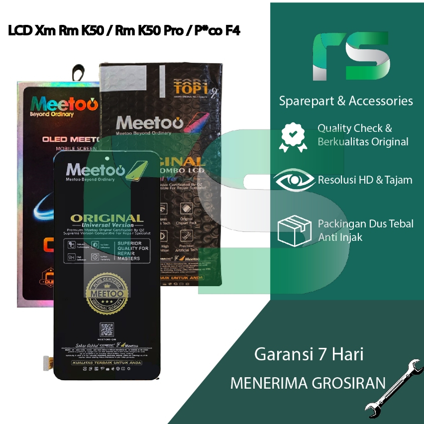 Jual LCD TOUCHSCREEN XM RM K50 / RM K50 PRO / POC0 F4 COMPLETE FULLSET | Shopee Indonesia
