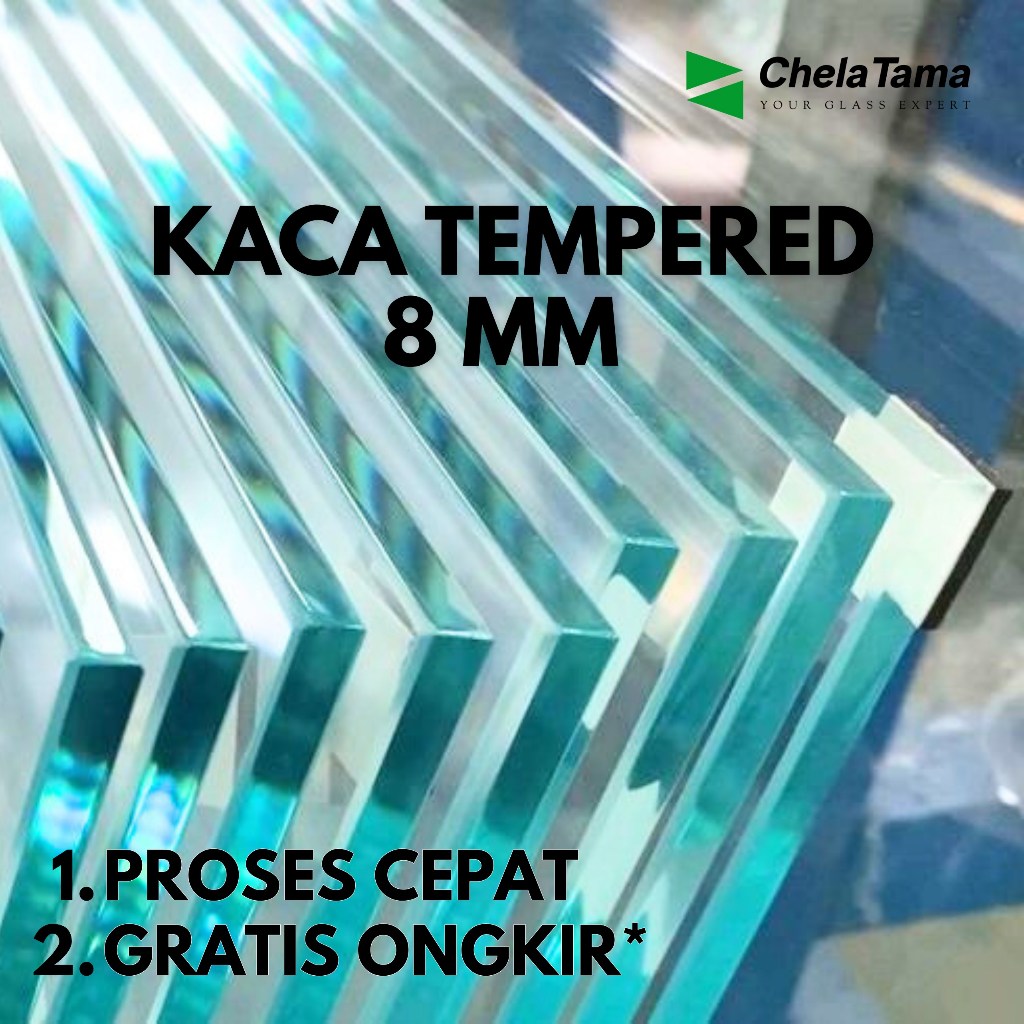 Jual Kaca Tempered 8mm / Kaca 8 mm Tempered | Shopee Indonesia