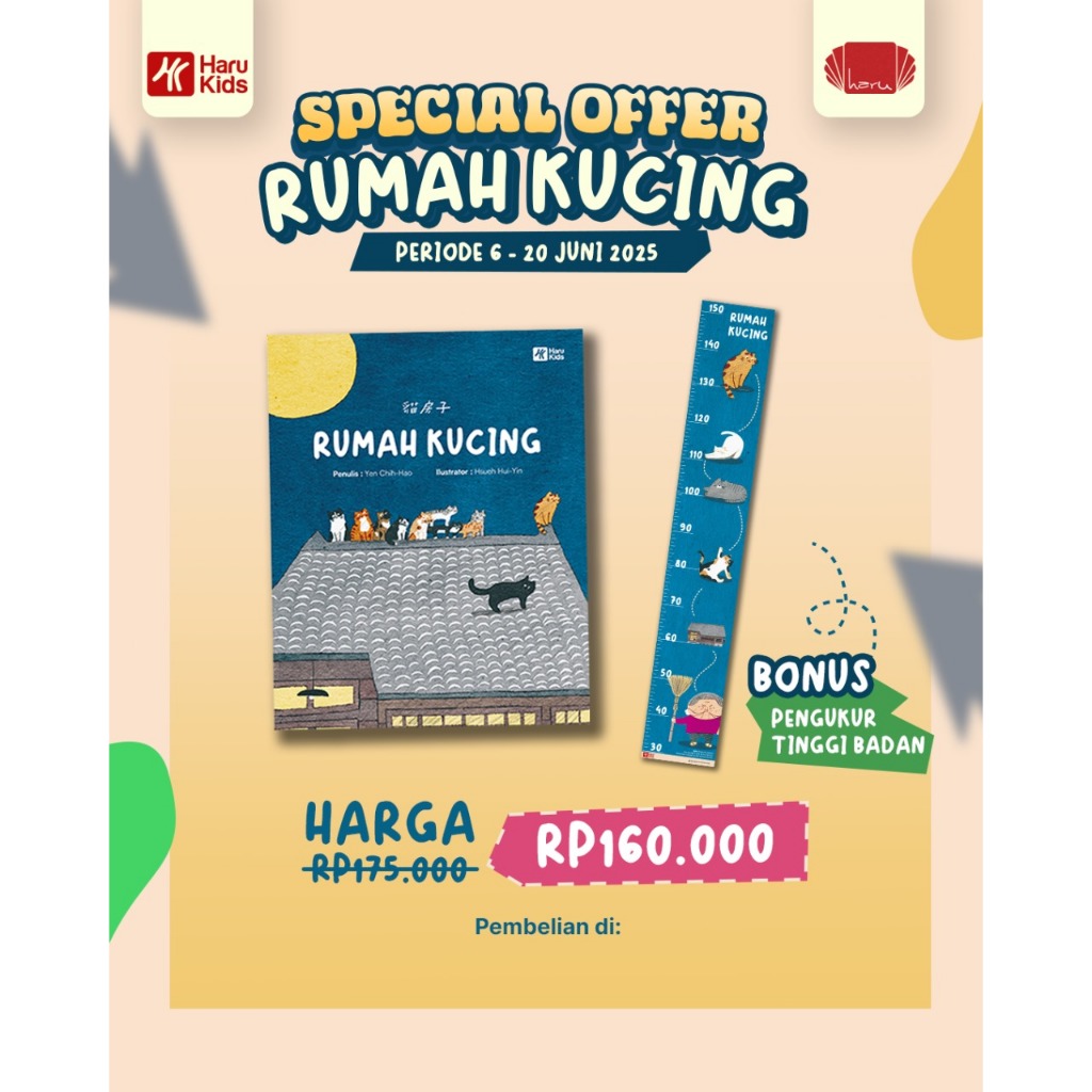 Jual Special Offer - Buku Novel - Rumah Kucing - Yen Chih-Hao - Haru - Bumifiksi | Shopee Indonesia