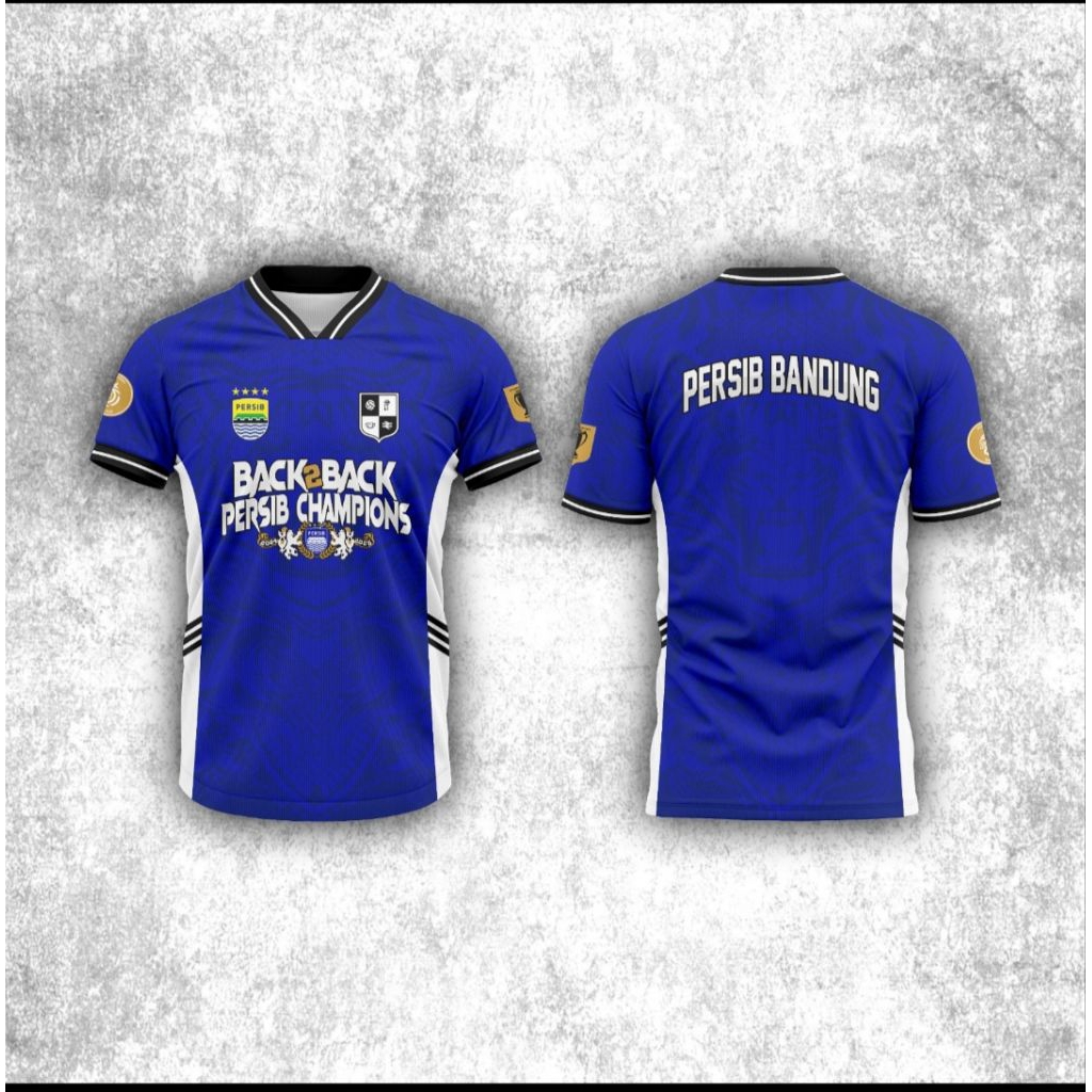 Jual JERSEY PERSIB BACK2BACK CHAMPION 2025 FULL PRINTING | Shopee Indonesia