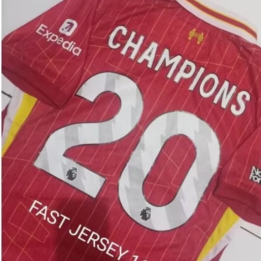 Jual Jersey LIV3RPL CHAMPIONS EPL 20 Home + NAMESET FULL PATCH 2024/2025 2019/2020 Grade Ori ...
