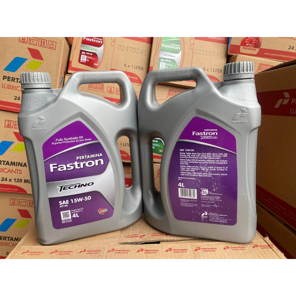 Jual (Asli 100%) OLI FASTRON TECHNO 15W-50 LAMBO, 4Liter SNI / OLI ...