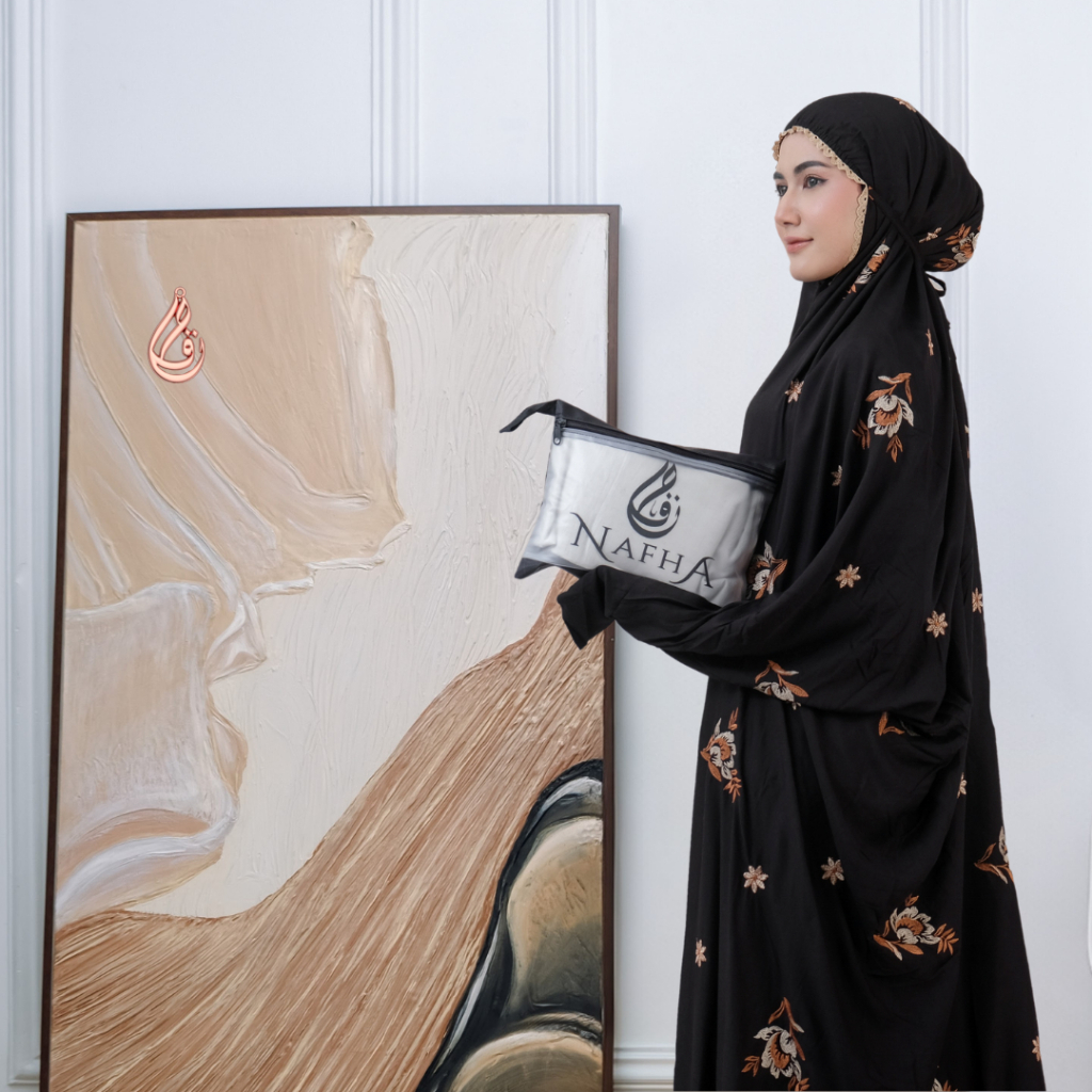 Jual NAFHA - Mukena Terusan Dewasa Bordir Sheila | Shopee Indonesia