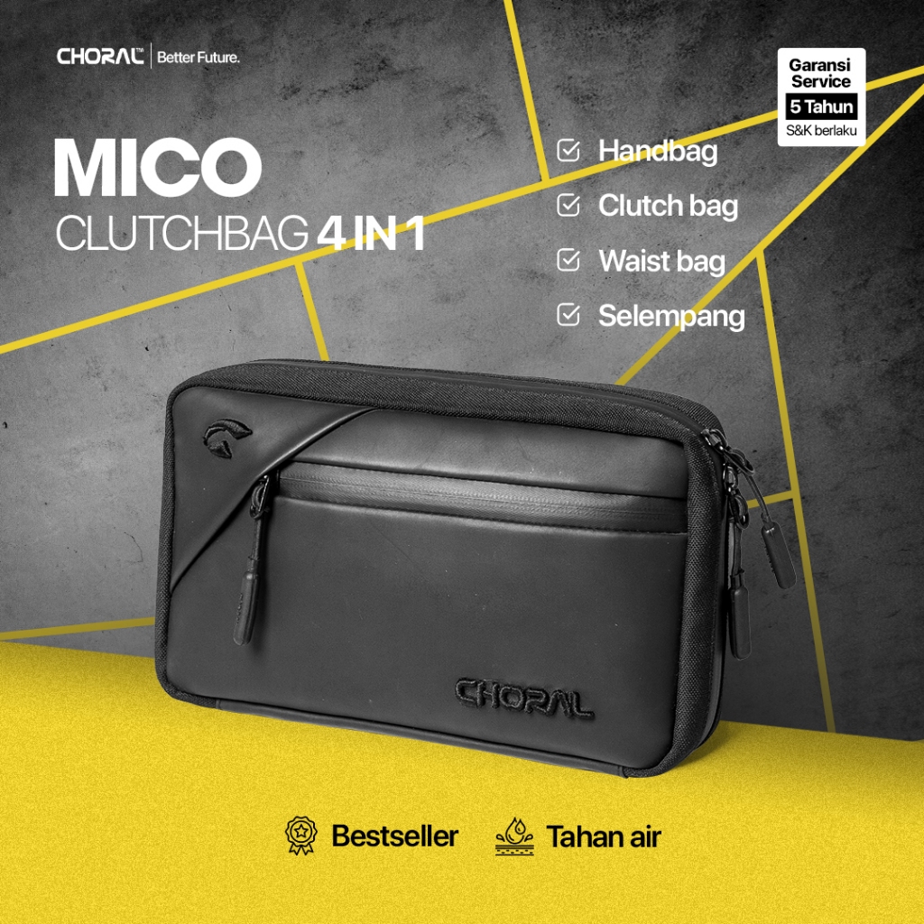 Jual Choral Mico Multi Handling | Handbag | Clutchbag | Slingbag ...