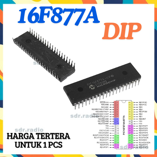 Jual PIC16F877A PIC 16F877A PIC 16F877 A DIP 40pin | Shopee Indonesia