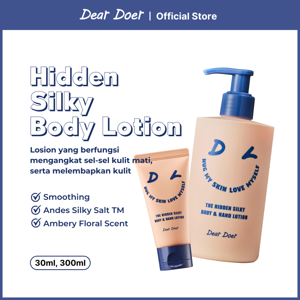 Jual DEAR DOER The Hidden Silky Body & Hand Lotion - Smoothing | Shopee ...