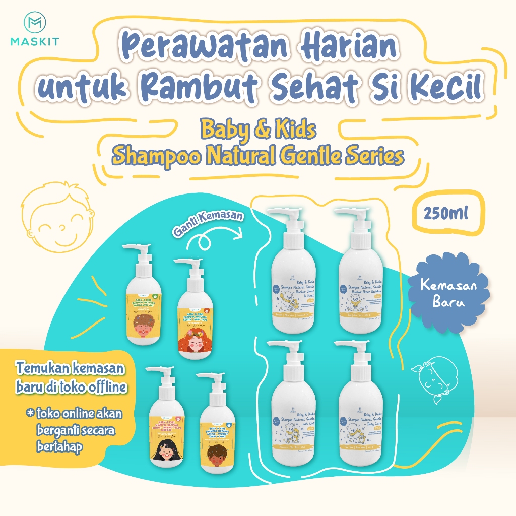 Jual Shampoo Baby & Kids Natural Gentle Hair Wash Shampo Bayi & Anak ...