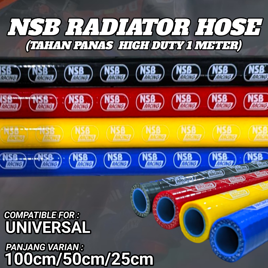 Jual Slang radiator Samco Thailand 1 meter universal pnp untuk motor ...