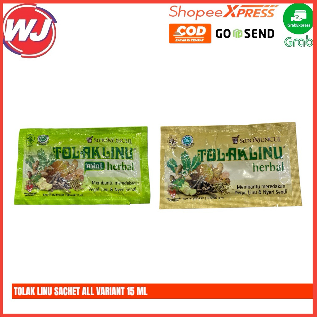 Jual TOLAK LINU SACHET ALL VARIANT 15 ML | Shopee Indonesia