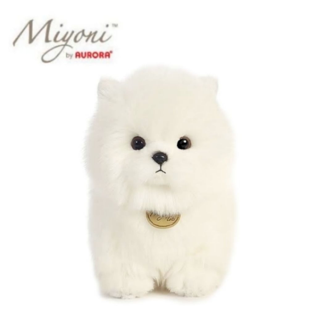 Jual Boneka Anjing Mini Pom Import Original Aurora White Pomeranian Dog ...