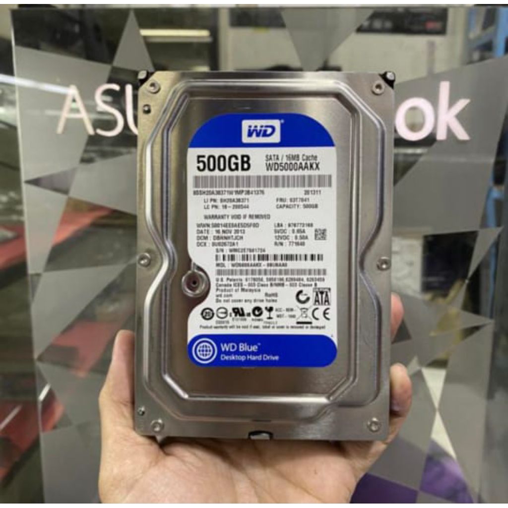 Jual HDD/HARDISK WD BLUE/SEAGATE 500GB SATA 3.5 PC COMPUTER- SECOND ...