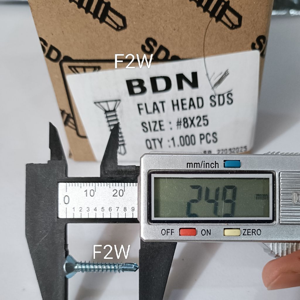 Jual #8X25 SEKRUP SDS FH (+) GRC 8X25 SKRUP DRILLING FH (+) BAJA RINGAN ...