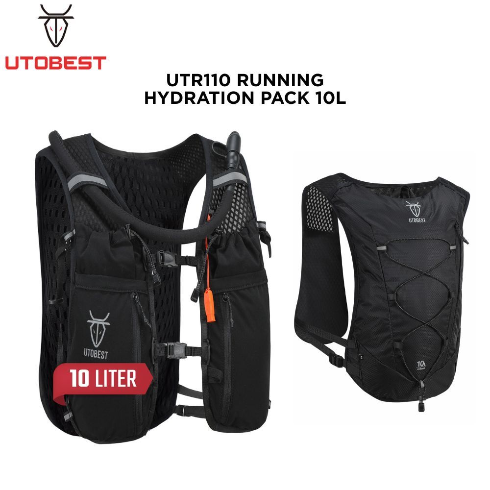 Jual UTOBEST Trail Hydration Pack Running Vest 10L Rompi Lari– Nyaman ...