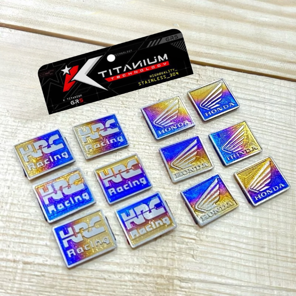 Jual SALE Emblem Logo batok titanium honda beat scoopy vario 125 150 ...