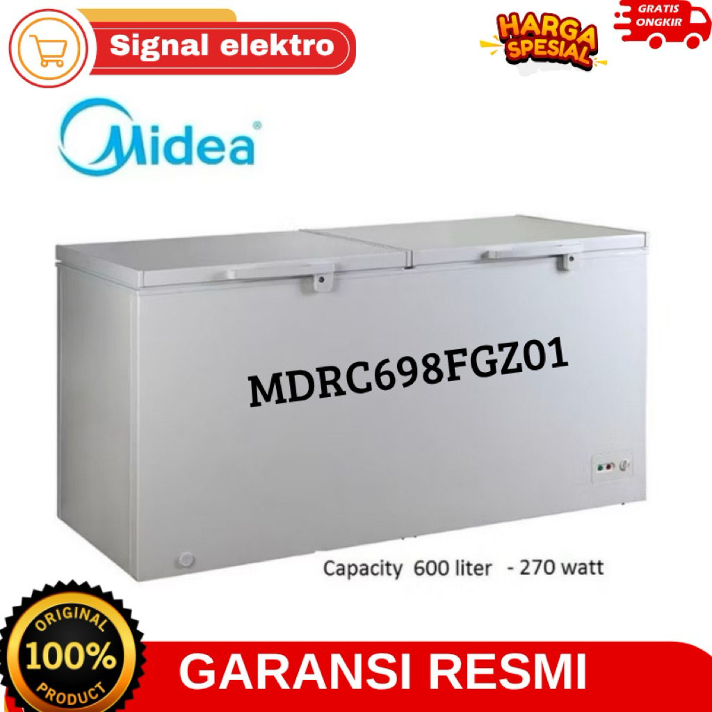 Jual Midea Freezer Box 600 Liter garansi resmi | Shopee Indonesia