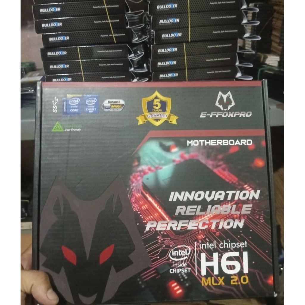 Jual MOTHERBOARD EFFOXPRO H61 SOCKET 1155 | Shopee Indonesia