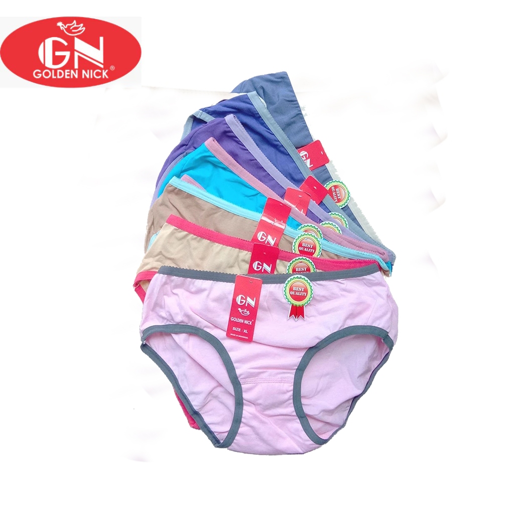 Jual ( 6pc ) CD Golden Nick 130 Midi | Celana Dalam Wanita Golden Nick ...
