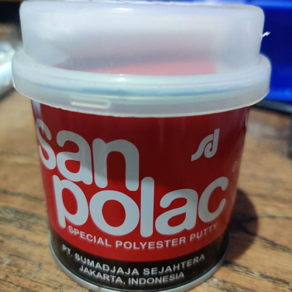 Jual dempul sanpolac 1/4kg/dempul besi | Shopee Indonesia