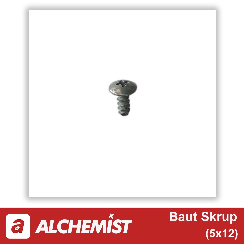 Jual Baut Skrup 5x12 Motor Bebek Universal Semua Merk / Baut Skrup 5x12 ...