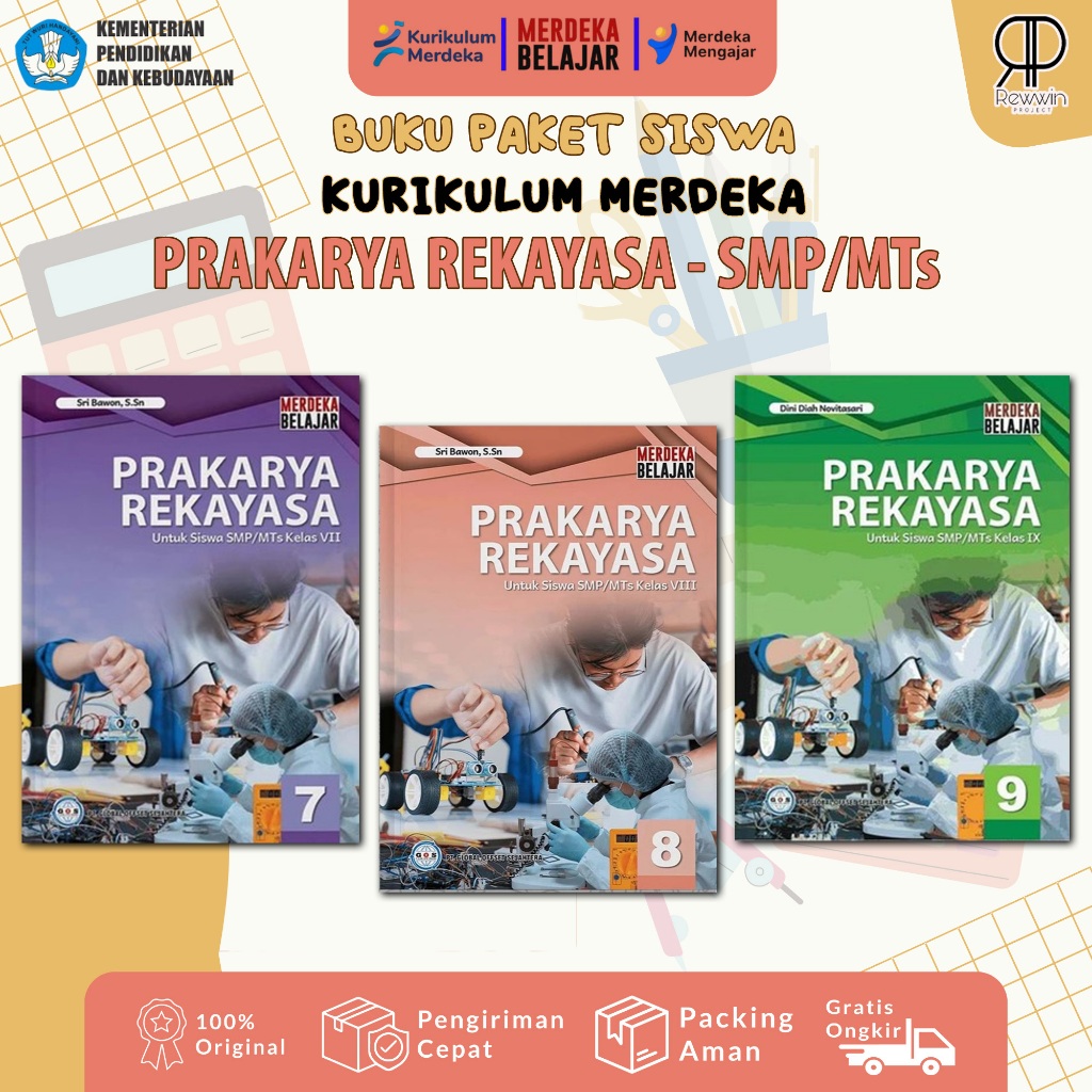Jual Buku Prakarya Rekayasa SMP/MTs Kelas 7–9 | Kurikulum Merdeka | Penerbit Global Offset ...