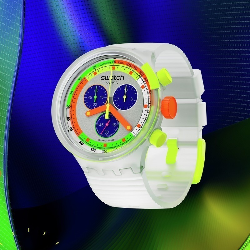 Jual Original 100%!! SWATCH SB02K100 Neon Jelly Jam Tangan Unisex ...