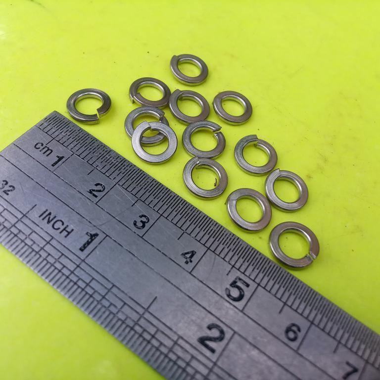Jual RING PER GALVANIS M5 / RING BAUT KUNCI 8 / RING PER M5 PUTIH ...