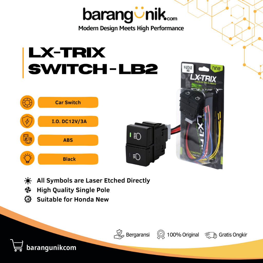 Jual Saklar Mobil Switch 2 Mode Lampu Tambahan Headlamp Foglamp HONDA ...