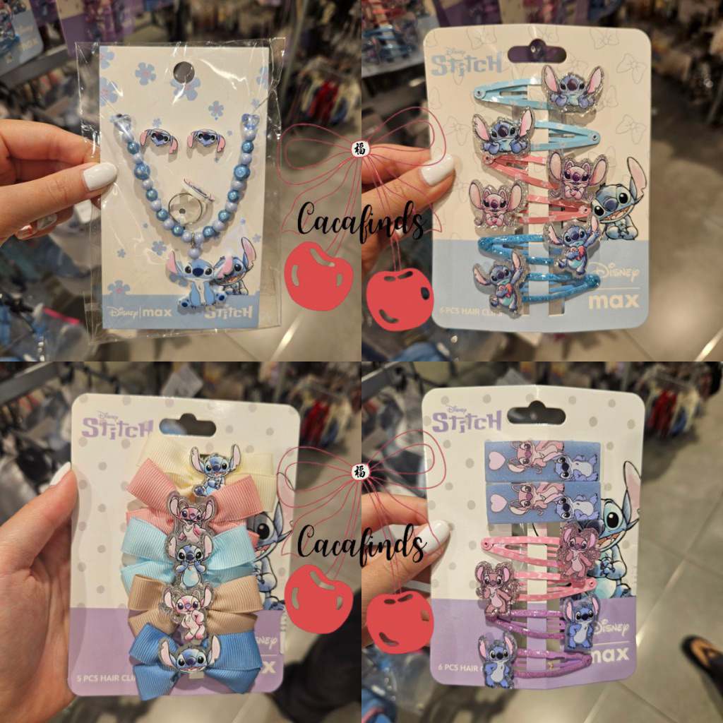 Jual MAX x Disney‼️Hair Clip / Jepitan Rambut / Aksesoris Disney Stitch ...