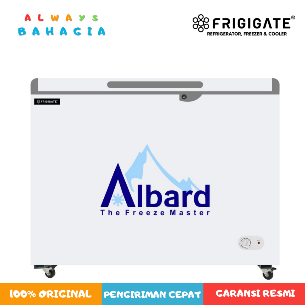 Jual FRIGIGATE F-300 ALBARD Chest Freezer Kapasitas 300 Liter | Shopee ...