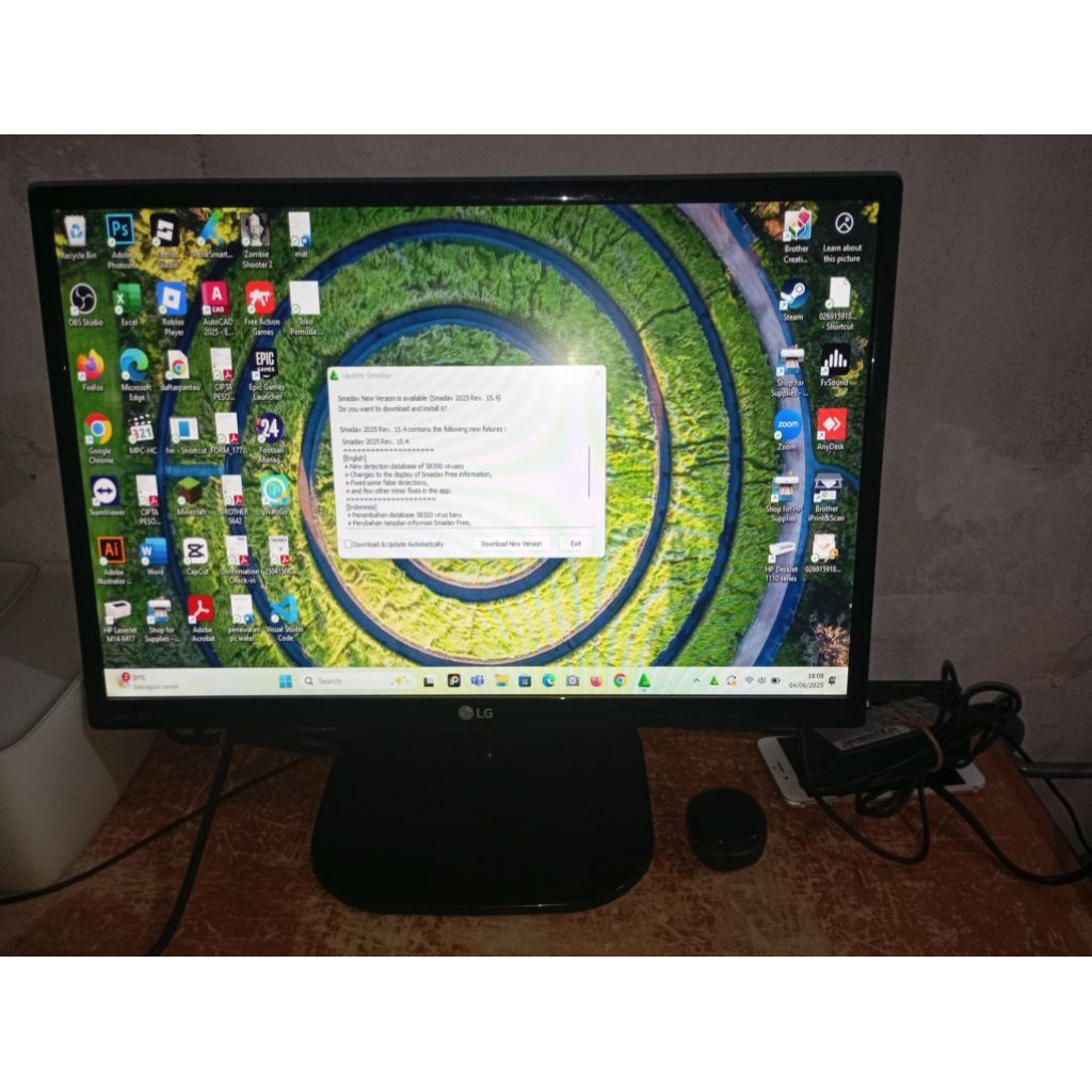 Jual Monitor LED LG IPS 20 inch wide screen normal | Shopee Indonesia