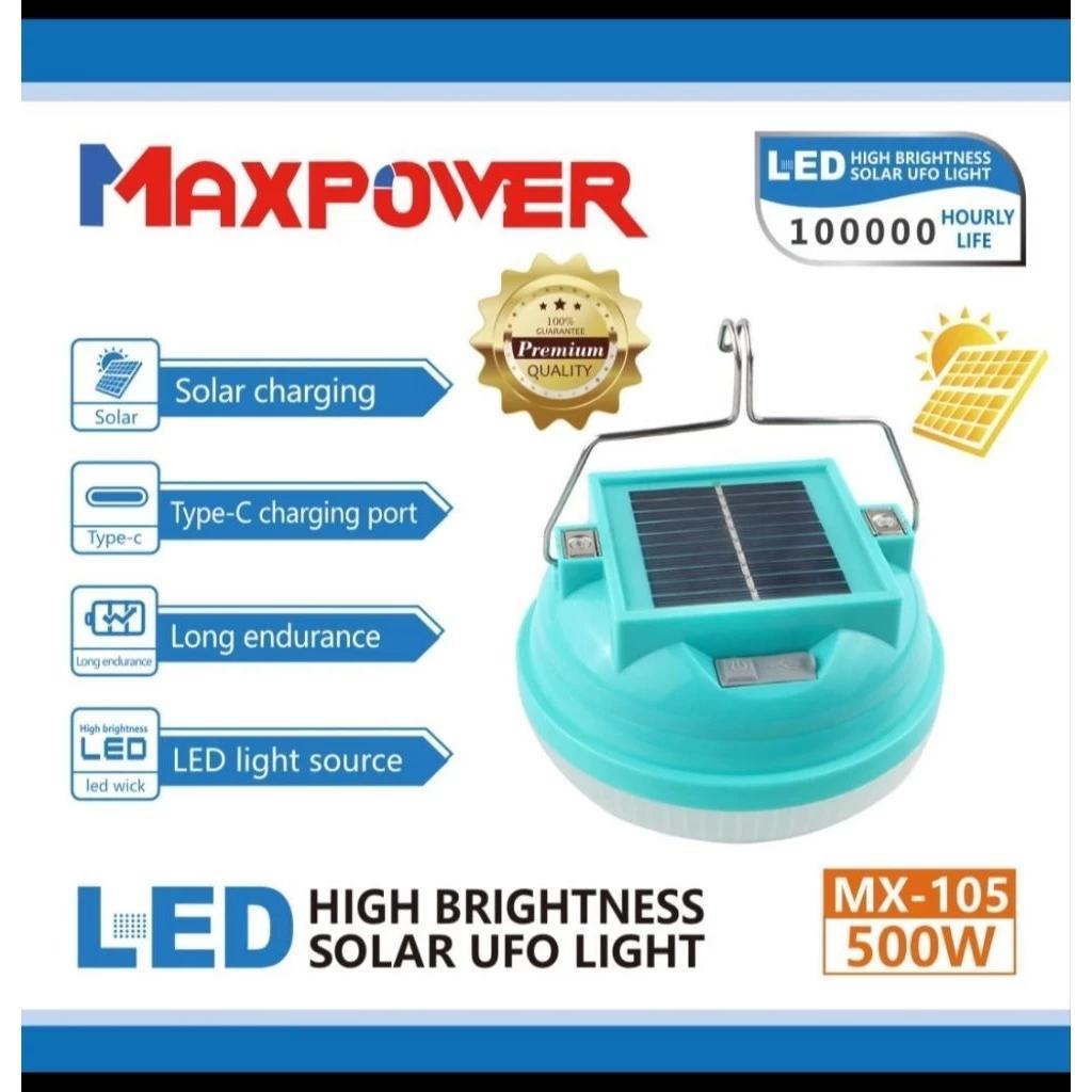 Jual Lampu LED Emergency Ufo Solar panel 500W / Lampu Emergency Gantung Lampu Taman Outdoor ...