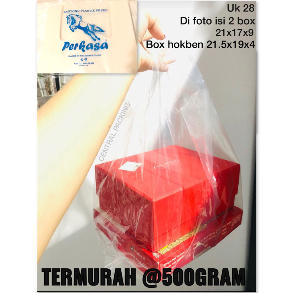 Jual Kantong Plastik Kresek Pe Bening 15 17 24 28 35 40 50 Cap Kuda ...