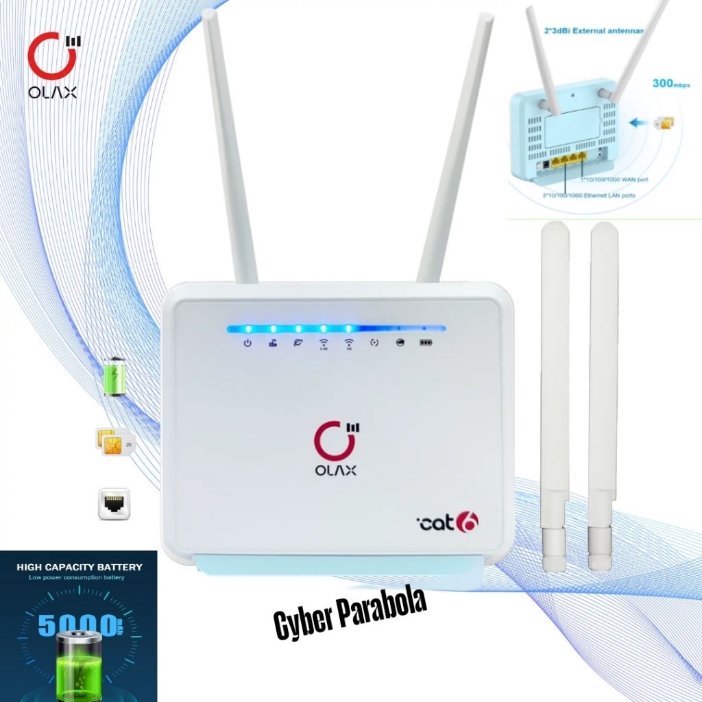 Jual OLAX MC80 LTE TURBO ROUTER modem wifi 4g lte all operator sim card ...