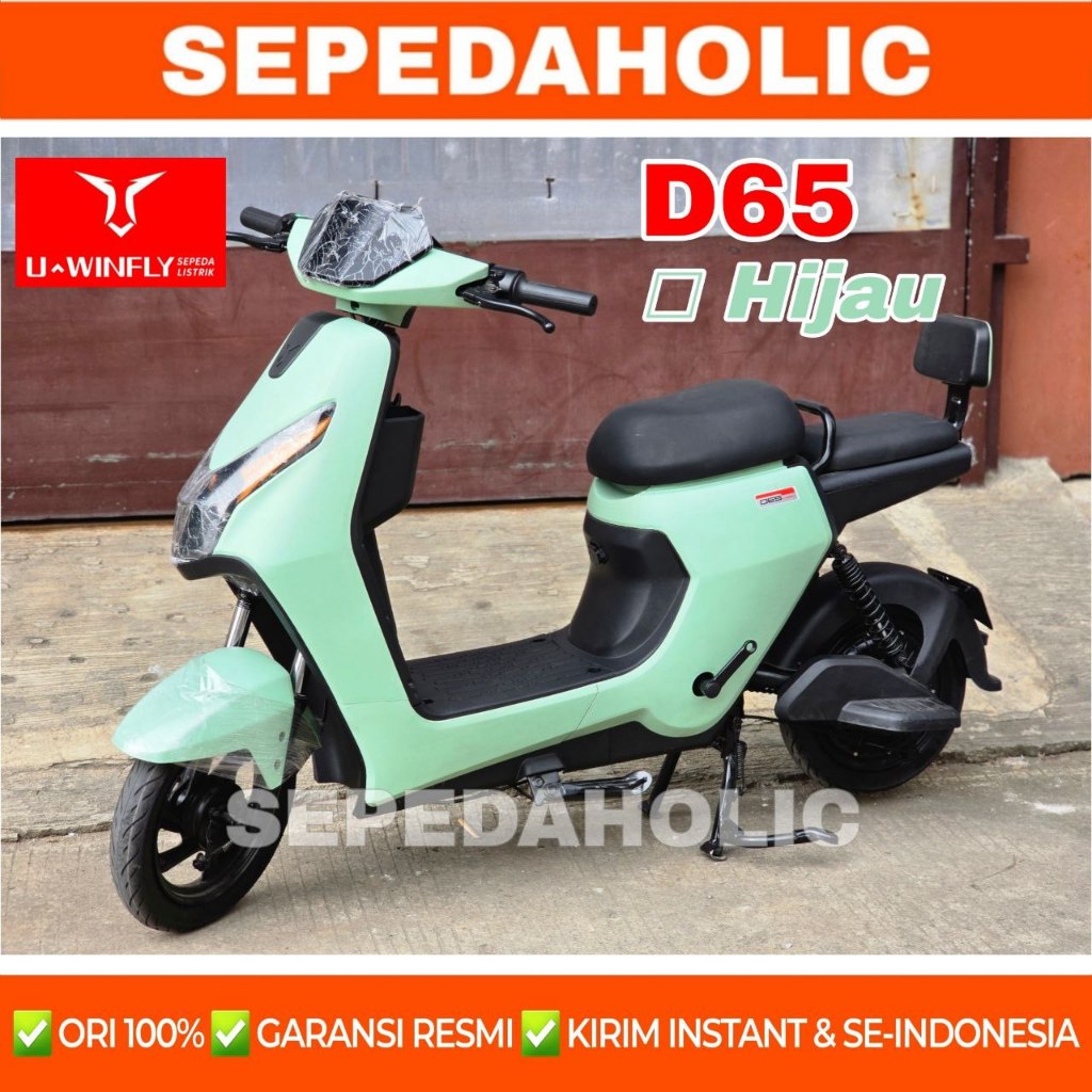 Jual Sepeda Listrik UWINFLY D65 New Design 450 Watt Electric E Bike | Shopee Indonesia