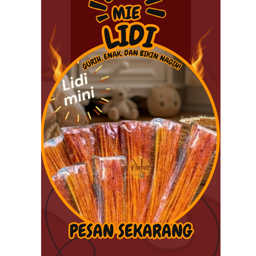 Jual Mie lidi 20 gram variant rasa jajanan jadul | Shopee Indonesia