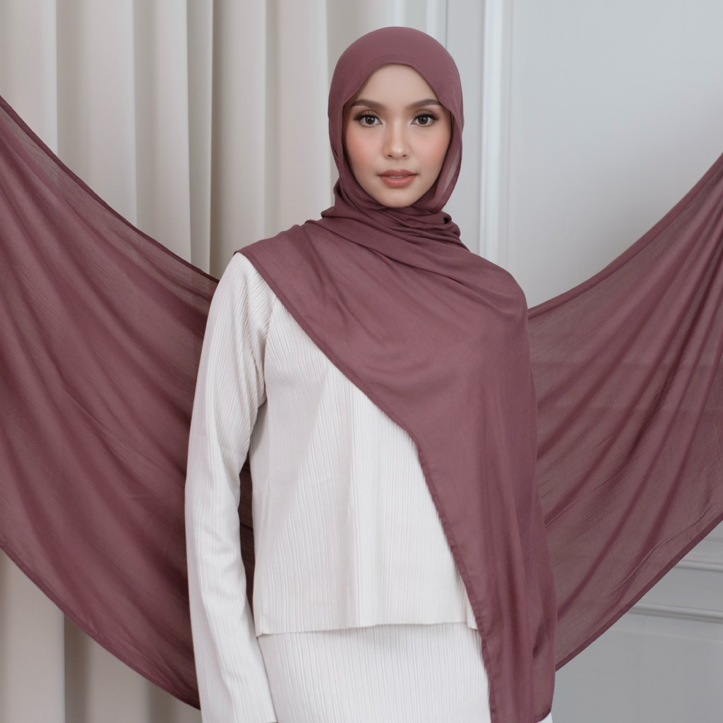 Jual Pashmina Viscose Modal uk 200x75 by Amalia | Shopee Indonesia