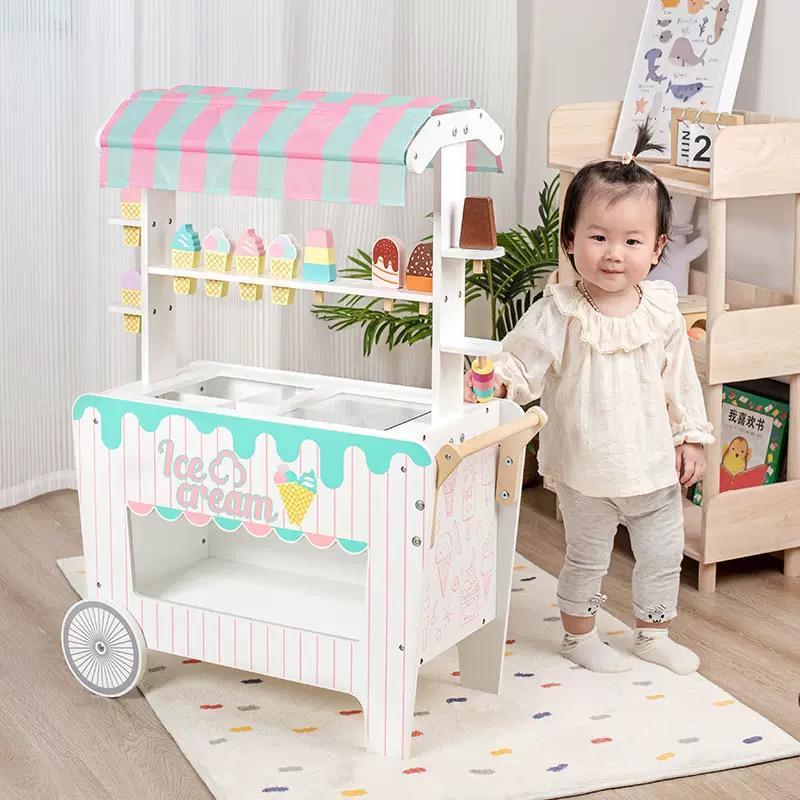 Jual ZEN 105- SNOW WHITE ICE CREAM CAR BOOTH Bisa di dorong - mainan ...
